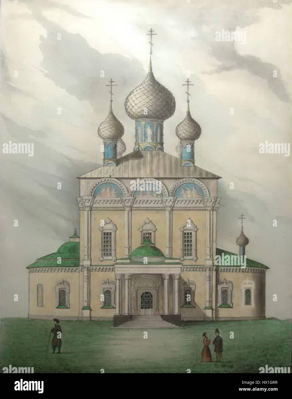 The Church of the Transfiguration, designed by architect Serebrenikov ...