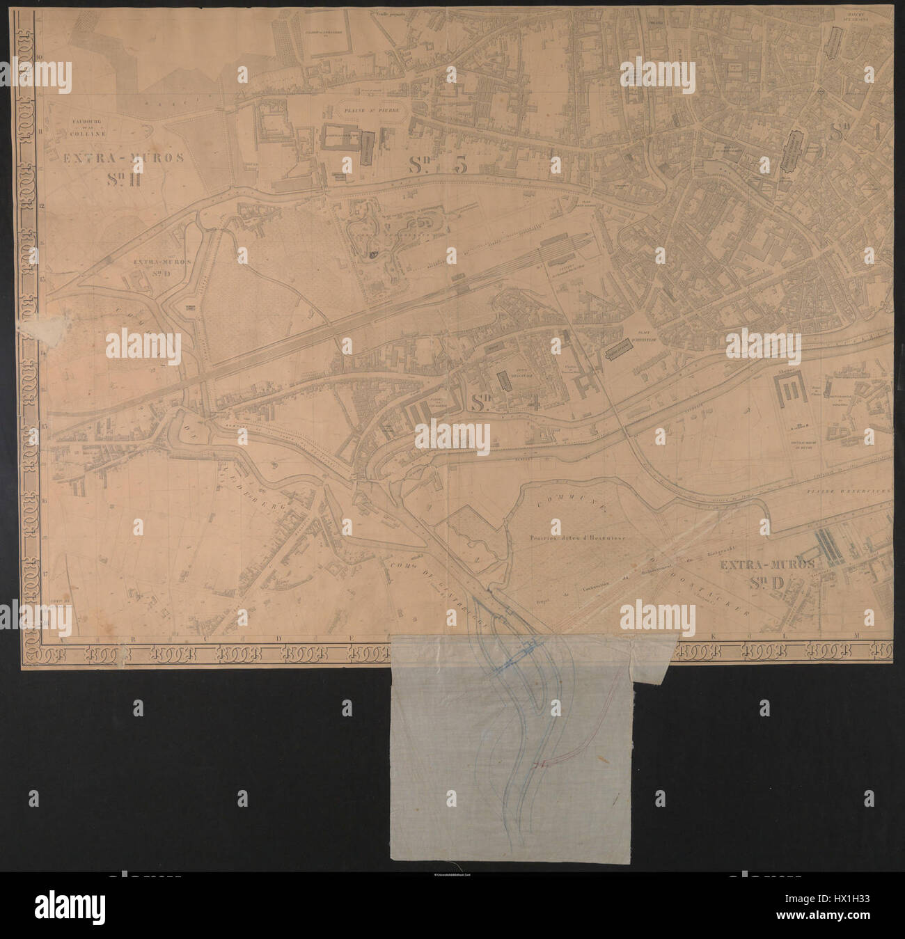 A map of Ghent, created by Gerard and Corvillain, provides a detailed ...