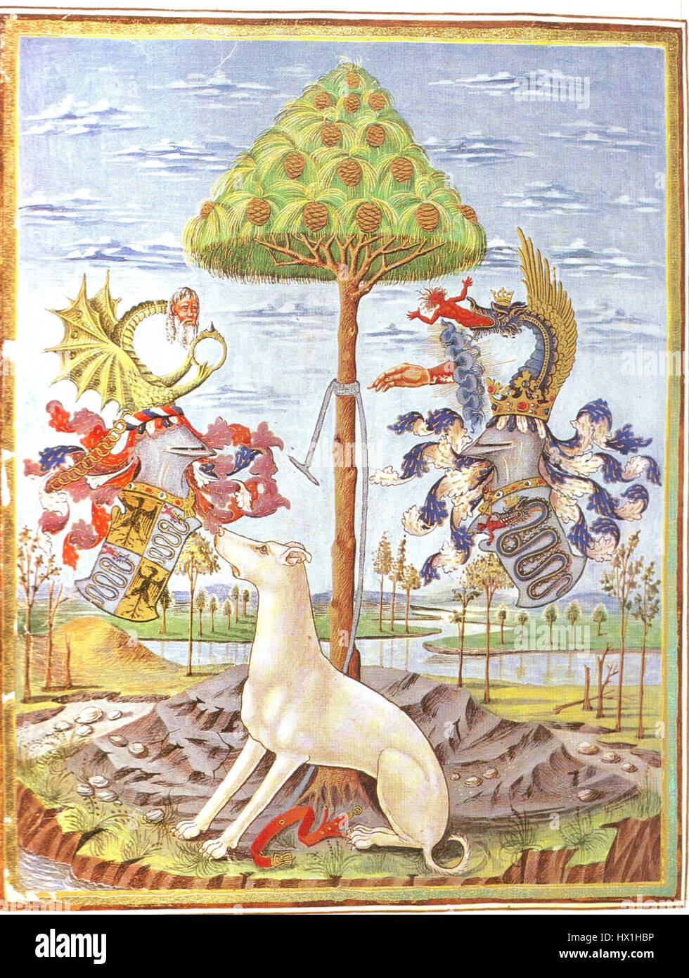 'De Sphaera Allegory Sforza' is a representation of an allegorical ...
