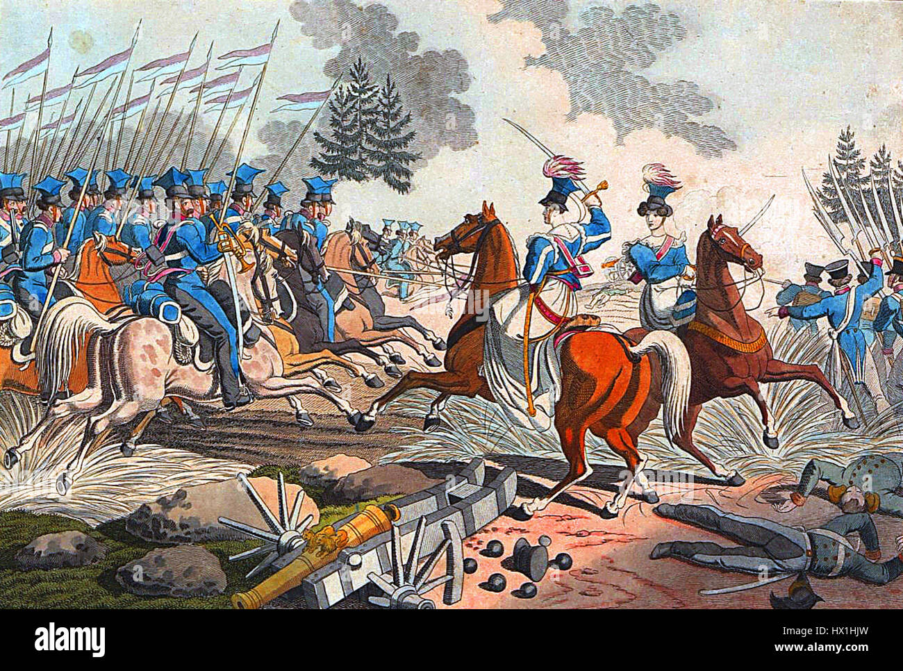 *Emilia Plater in the November Uprising 1831* is a portrait of the ...