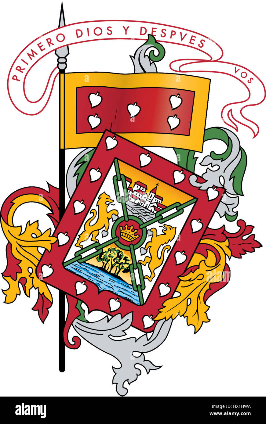 The Escudo de Cuenca is the coat of arms of Cuenca, Ecuador ...