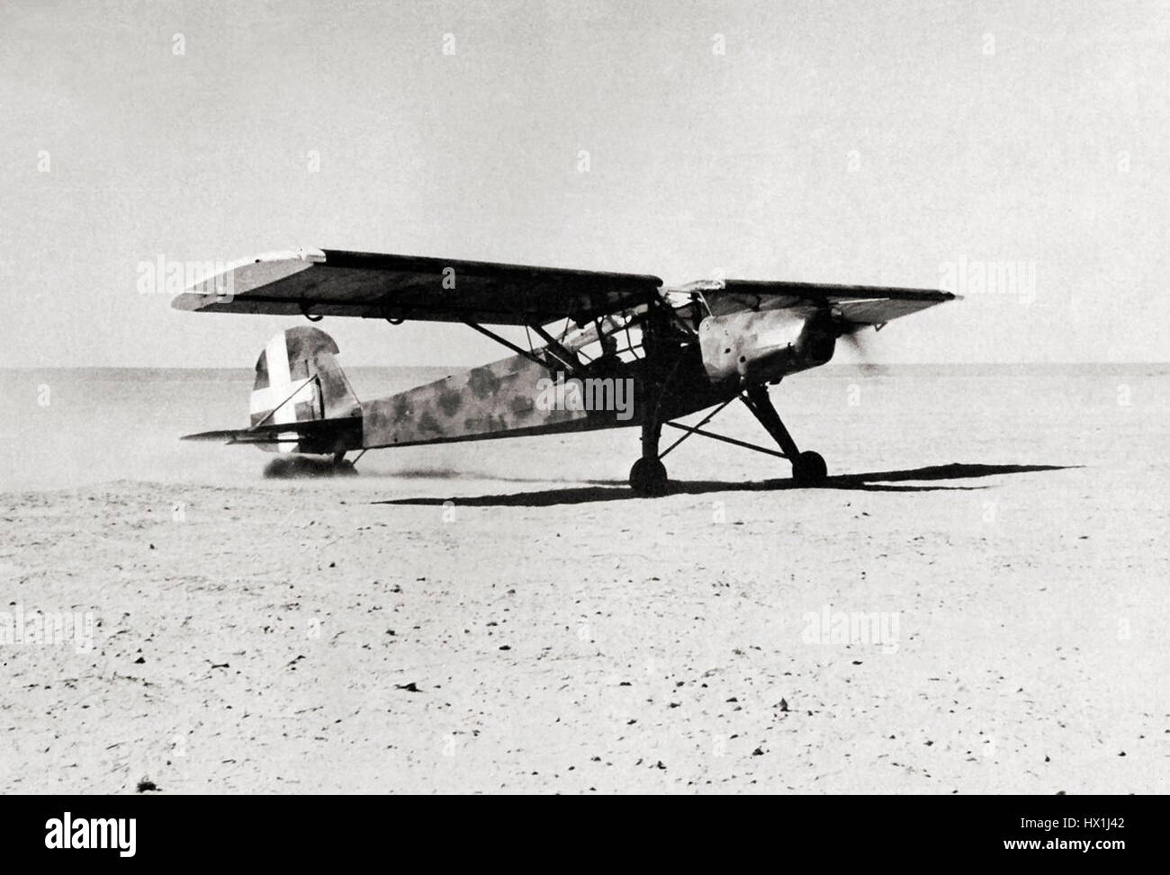 The Fieseler Fi 156, known as the Storch, was a German light aircraft ...