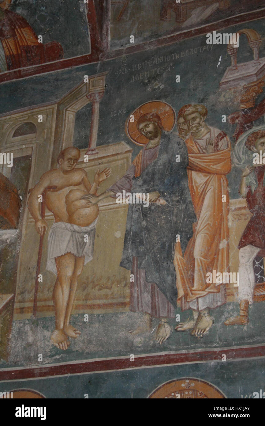 The frescos from St. Nikita Church in Banjani are notable for their ...