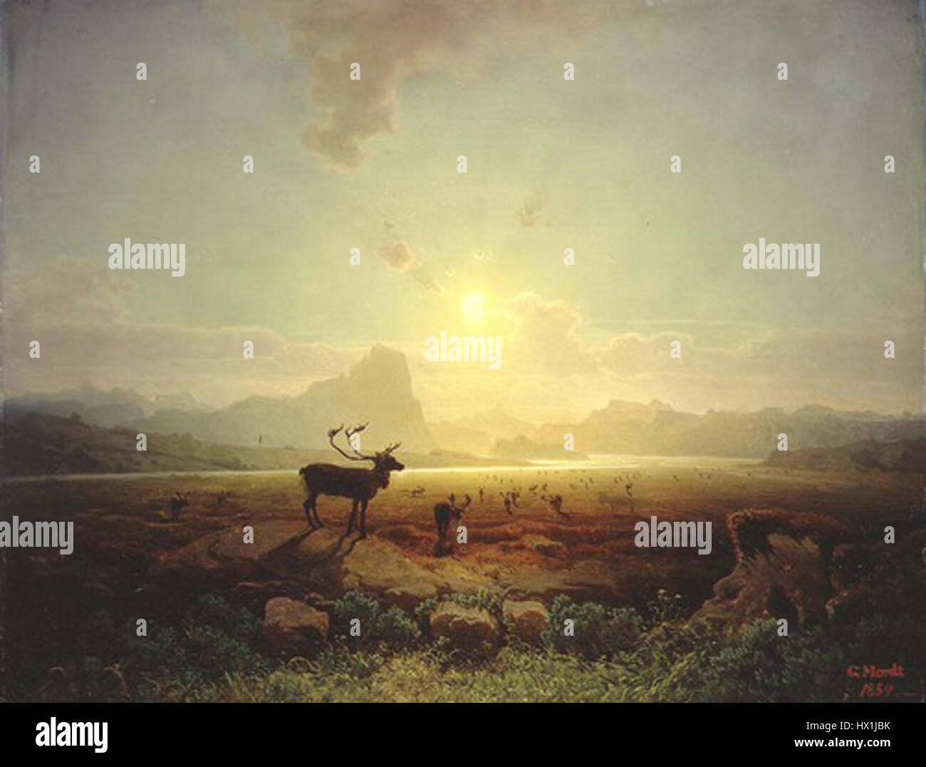 'Fra Finnmark' is a depiction of the harsh landscapes and life in the ...