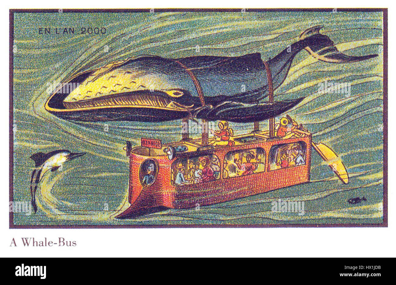 'Whale bus' is a concept or artwork that merges modern transportation ...