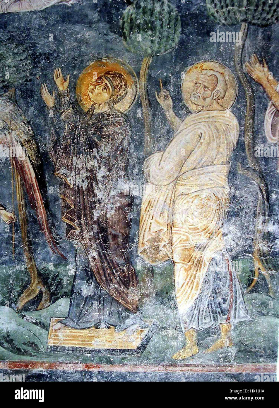 The frescoes from the St. Sophia Church in Ohrid are significant examples of Byzantine art ...
