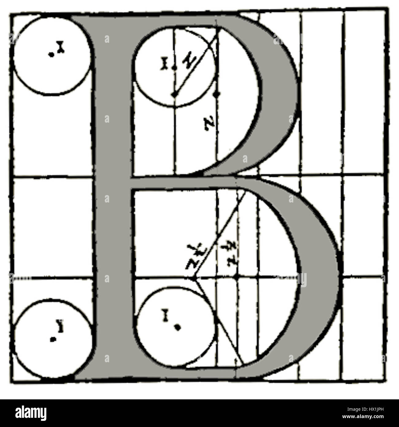 Medieval illuminated letter b hi-res stock photography and images - Alamy