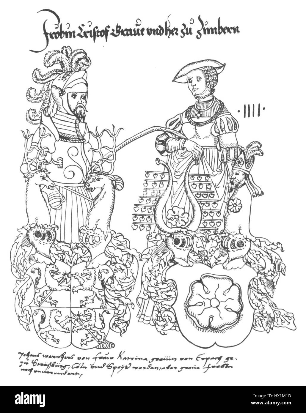 Codex 593a by Froben Christoph is an illuminated manuscript containing ...