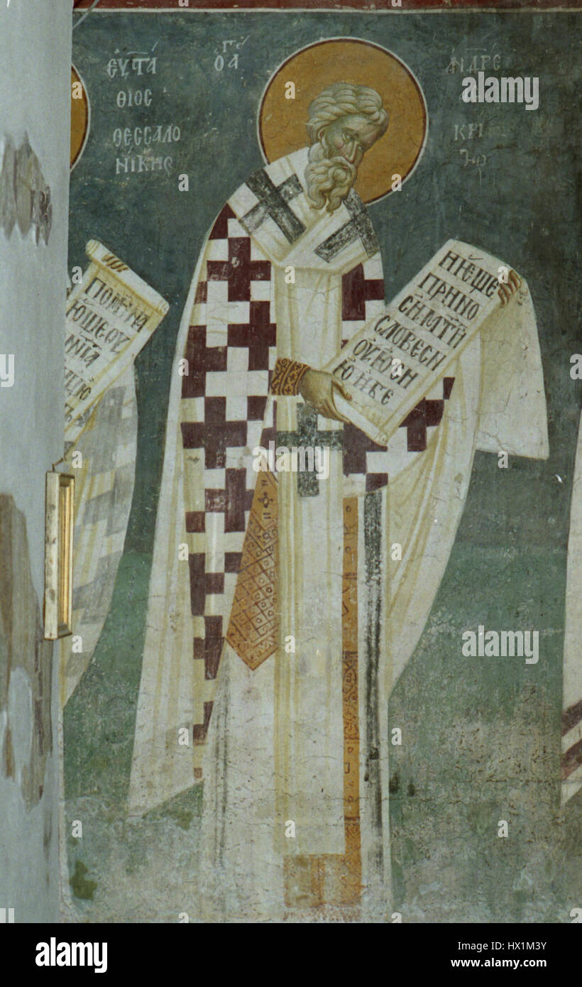 The frescoes from the St. Nikita Church in Banjani, painted in the ...