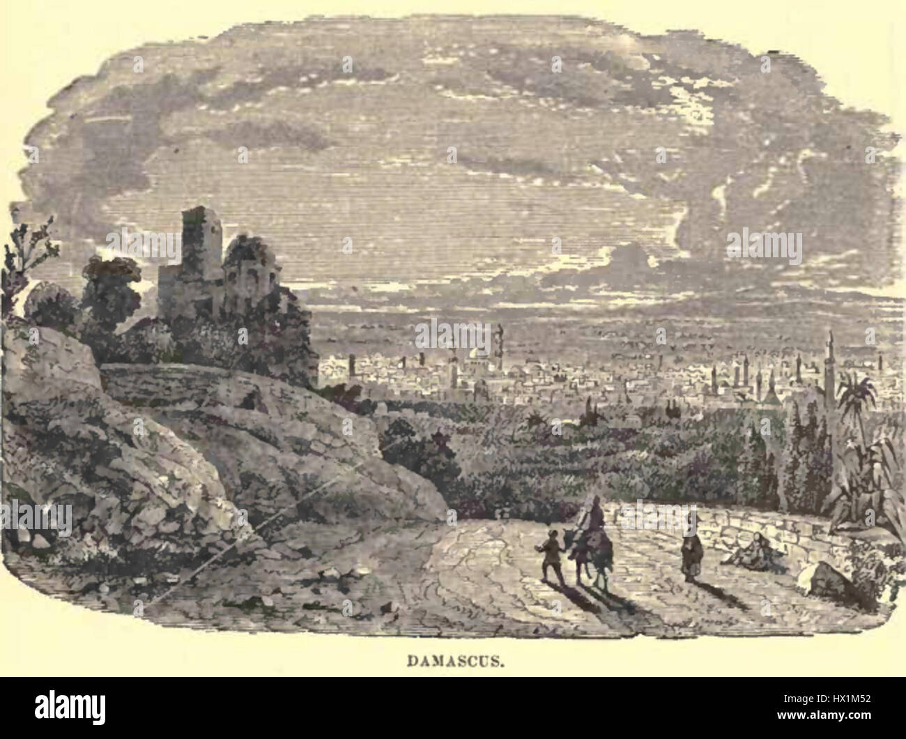 'Damascus 2', dated 1886, is an artwork that likely references the city ...