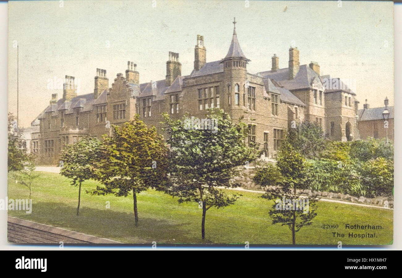 The Doncaster Gate Hospital, a significant historical institution in ...