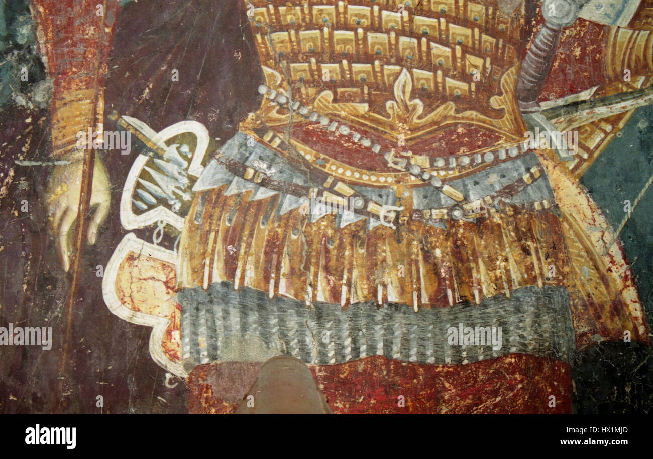 The frescos from the St. Nikita Church in Banjani are important ...