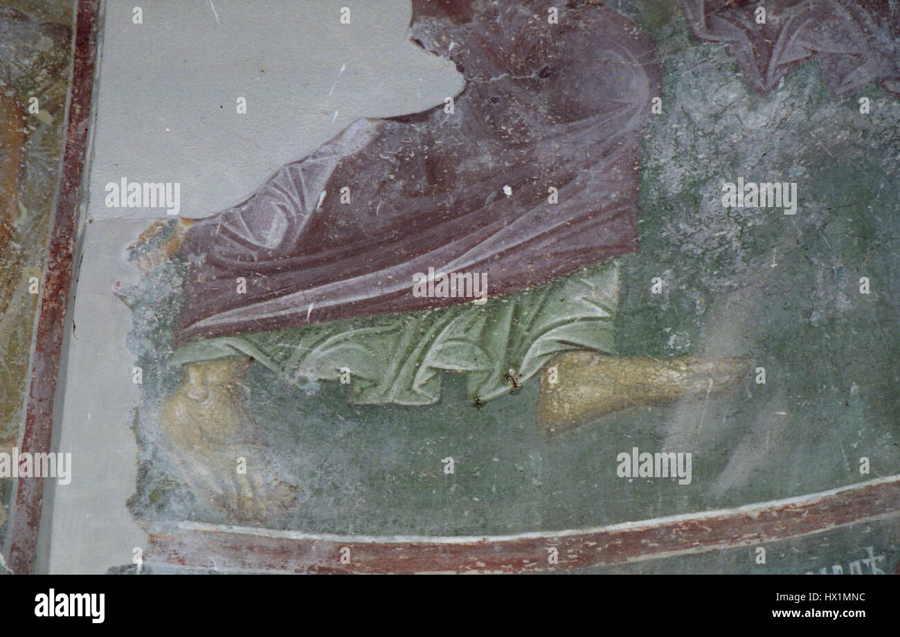 The frescos from St. Nikita Church in Banjani feature Byzantine ...