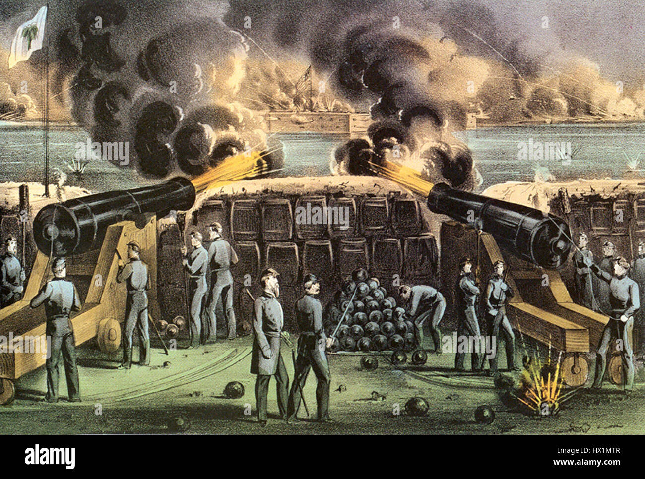 The Confederate Batteries were defensive military positions used by the ...