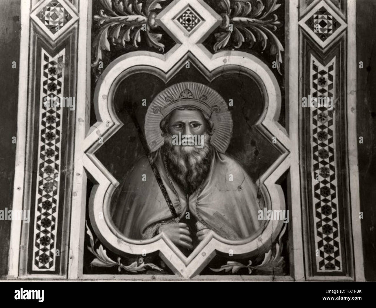 A decorative motif by the Italian painter Giotto, known for his work ...