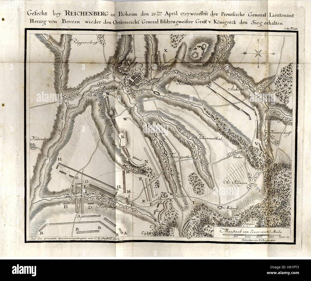 *Gefechts* by Reichenberg is an illustration depicting a battle scene ...