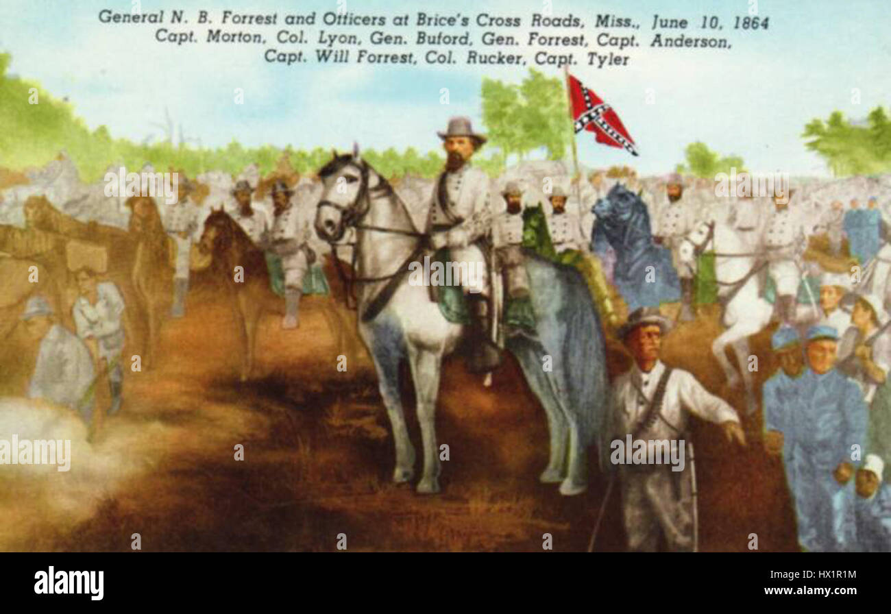 General N. B. Forrest Stock Photo - Alamy