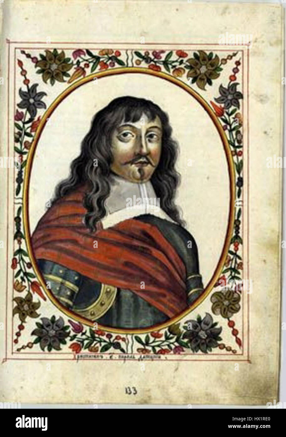 This portrait of Christian V of Denmark, a key figure in Danish history ...