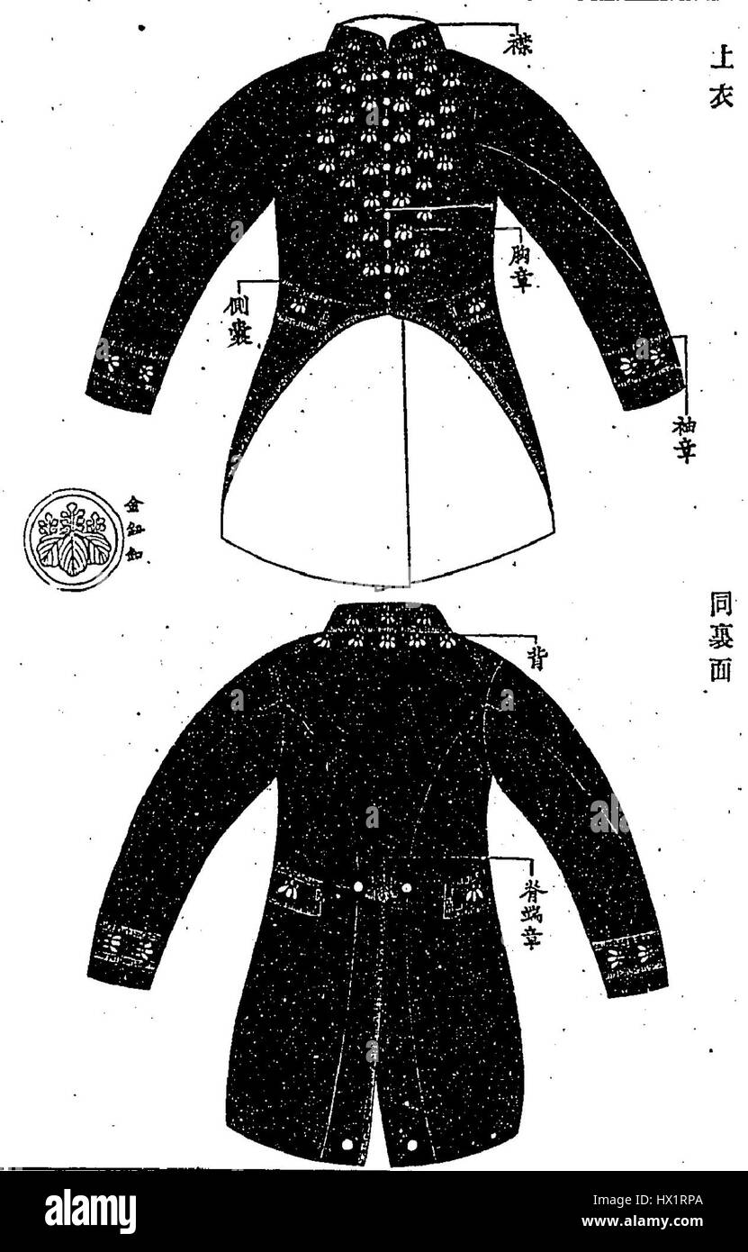 The court uniform from 1872 represents the formal attire worn by ...