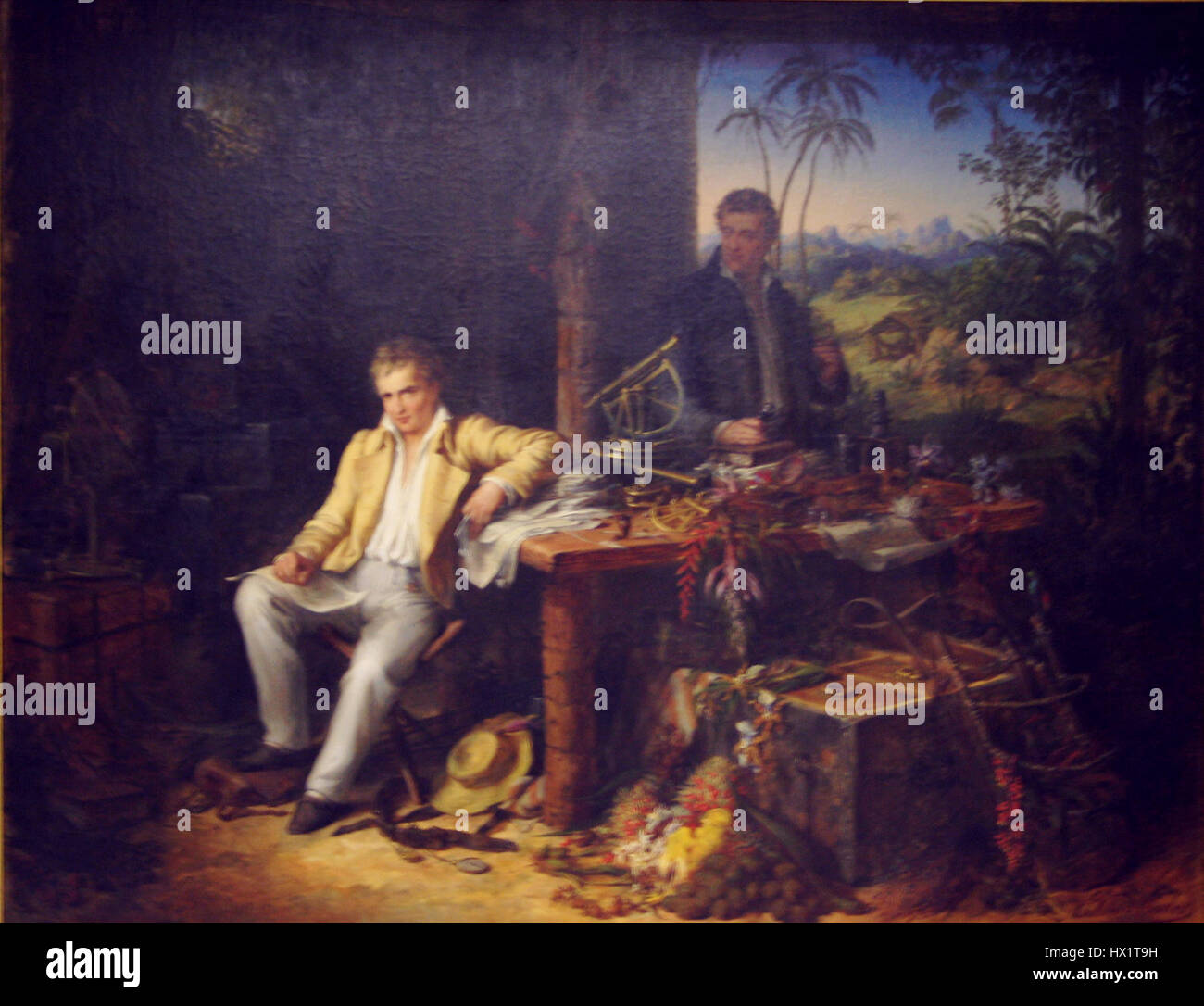 Eduard Ender’s painting 'Alexander von Humboldt und Aime Bonpland ...