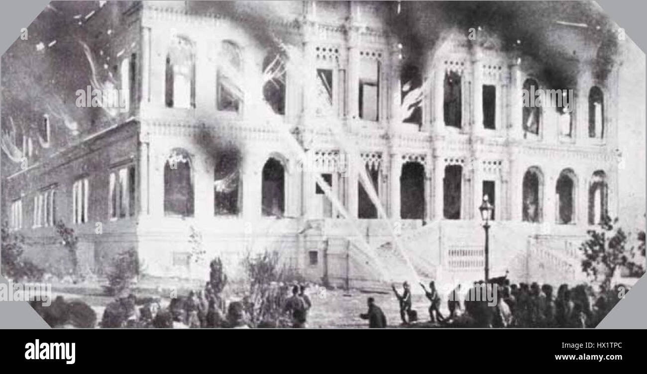 The Ciragan Palace fire of 1909 was a devastating event that destroyed ...