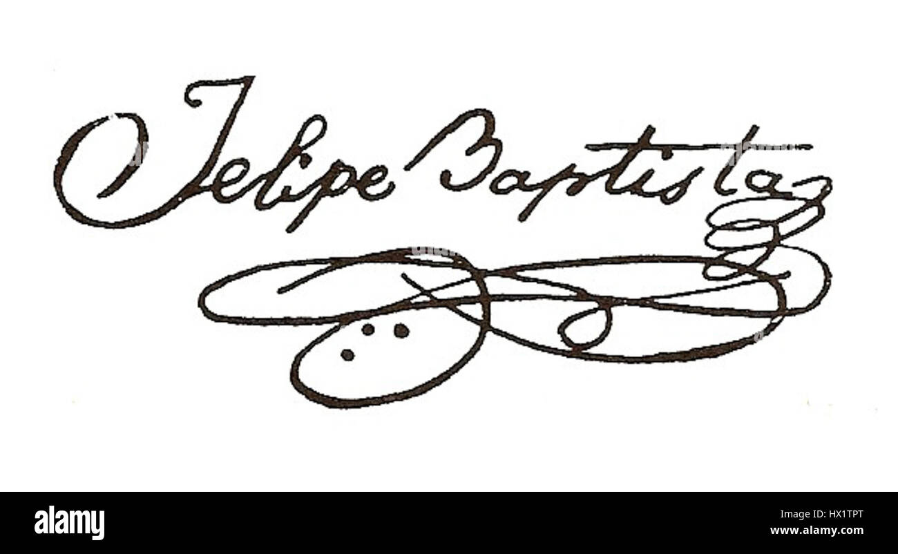 Felipe Batista signature 2012 000 Stock Photo - Alamy