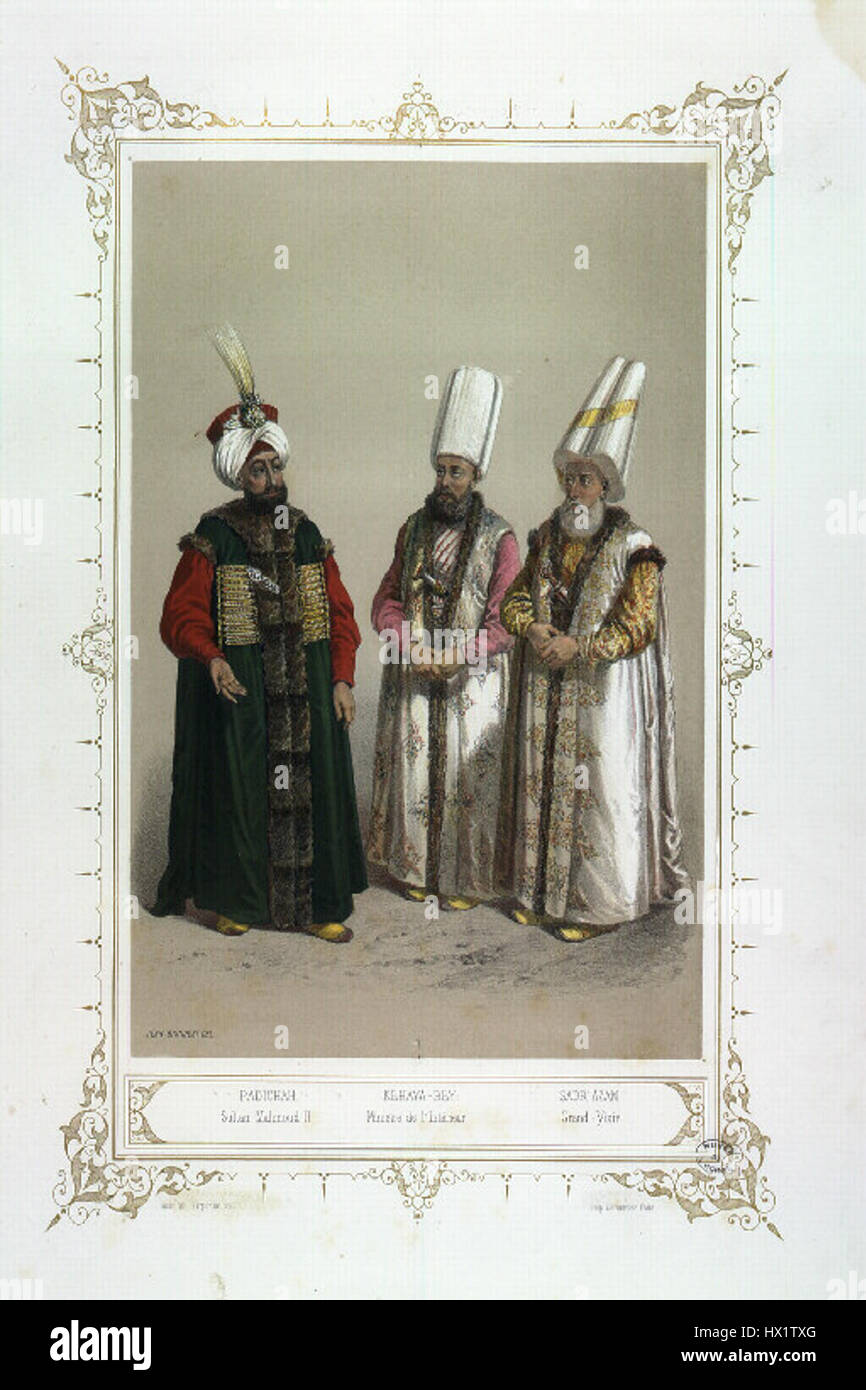 Jean Brindisi's 1855 colored illustrations of Ottoman figures capture ...