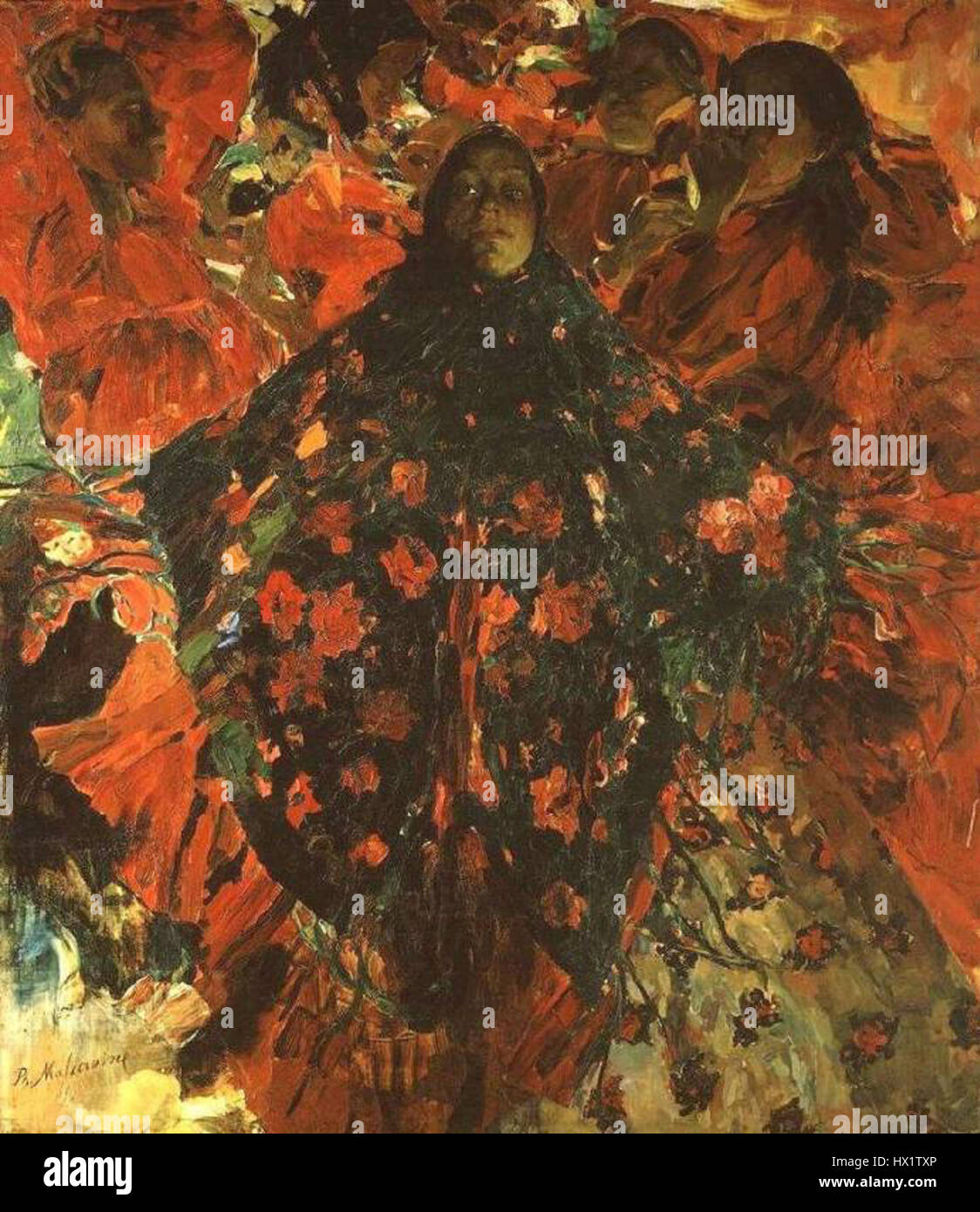 Filipp Malyavin was a Russian artist known for his vivid depictions of ...