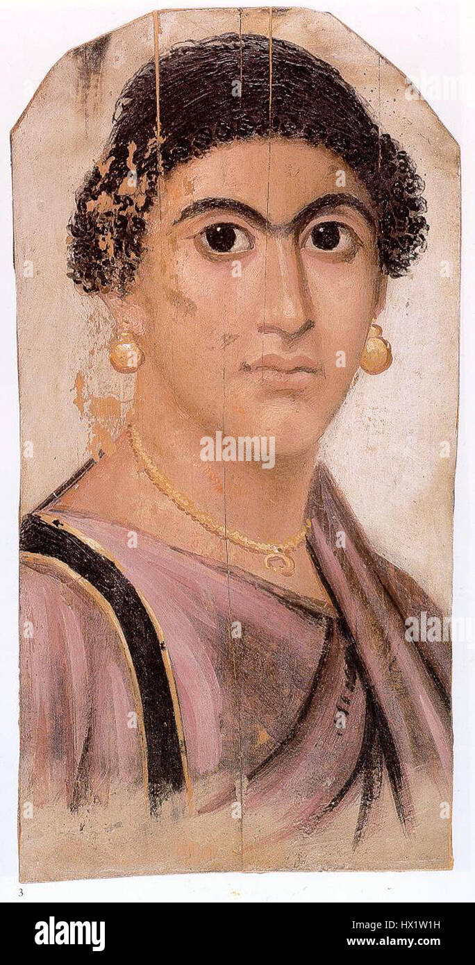 The Fayum portraits are a group of ancient Egyptian funerary portraits ...