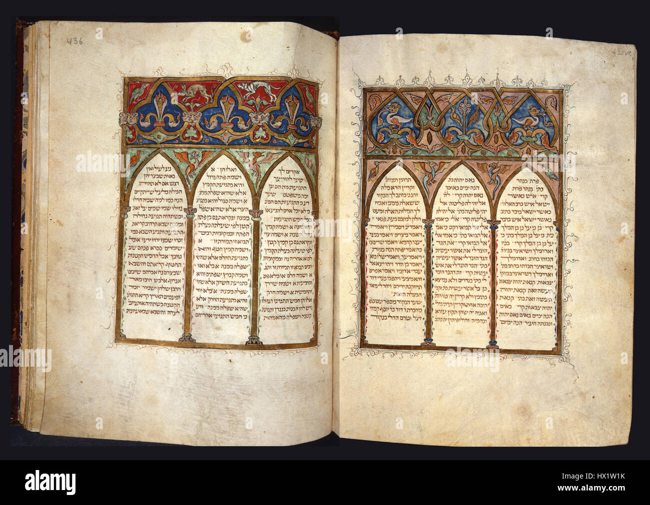 The 'Biblia de Cervera' manuscript from the 14th century includes ...