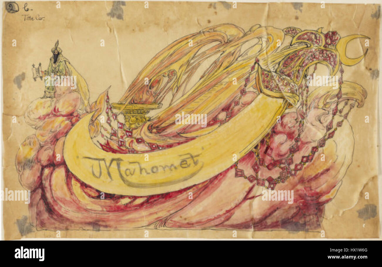 'Comus' by 1910 artist Mahomet depicts a mystical scene from John ...