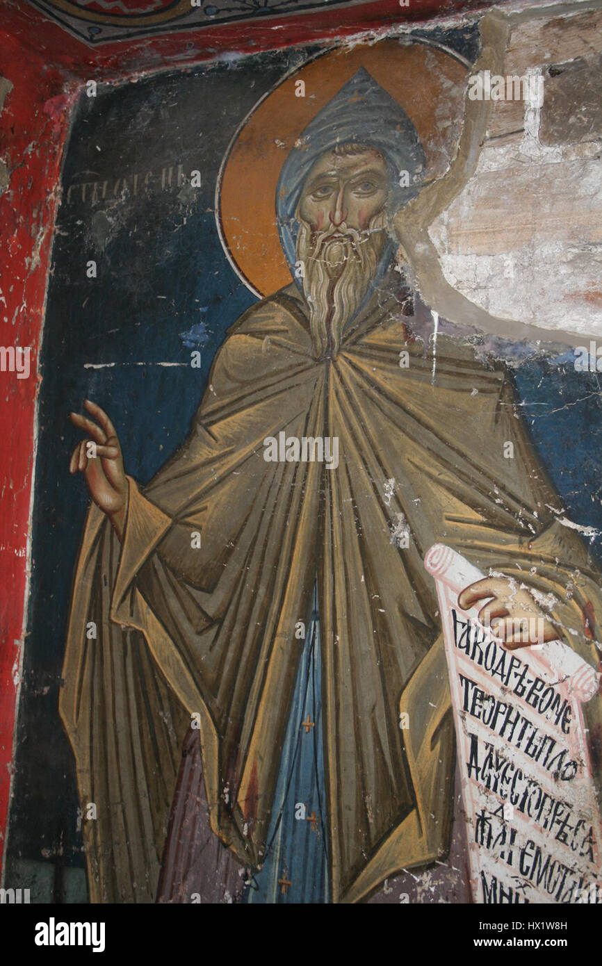 The frescoes from the Michael the Archangel Church in Lesnovo, Bulgaria ...