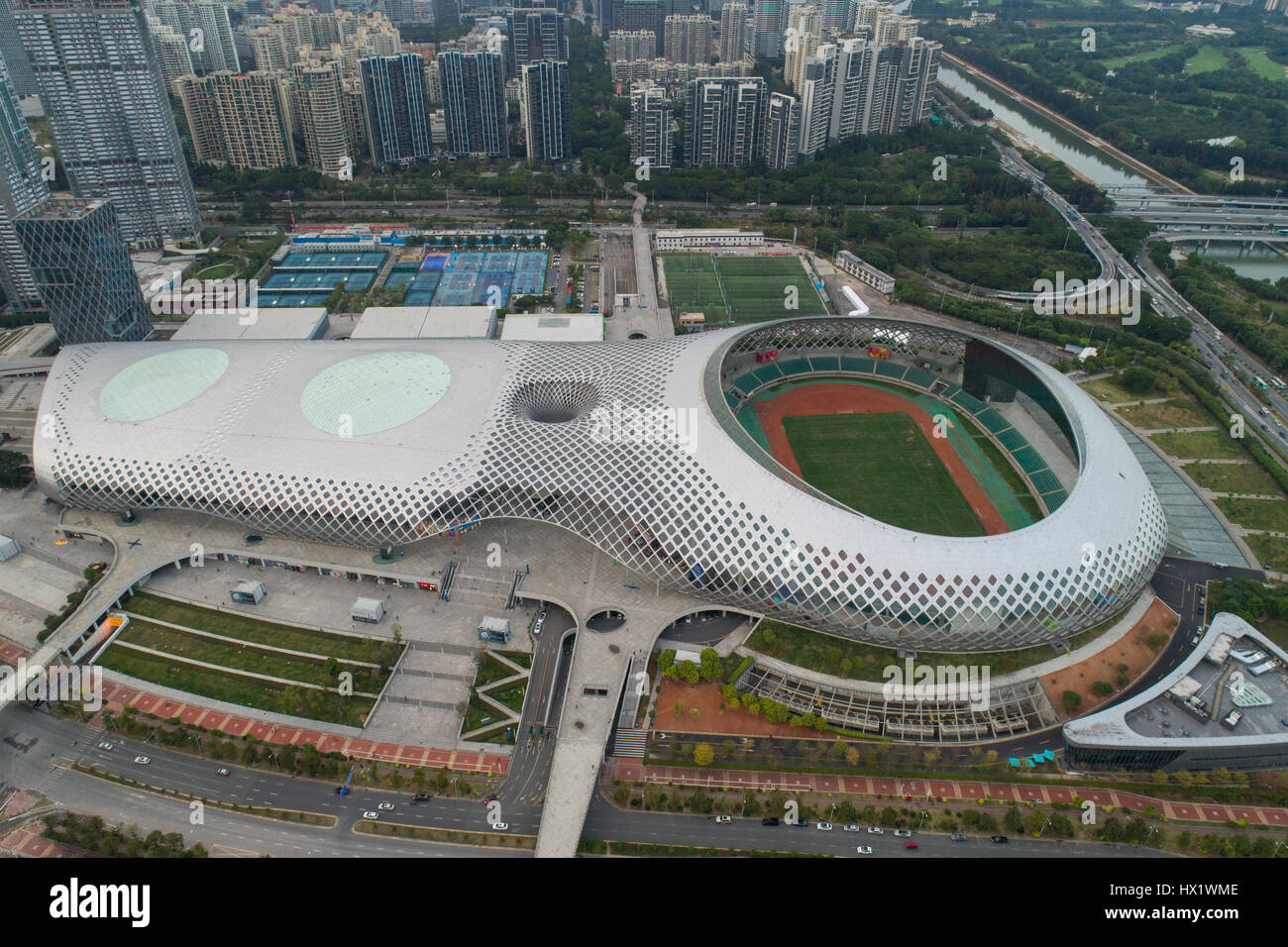 Shenzhen Bay Sports Center, with a capacity for 20,000 spectators ...