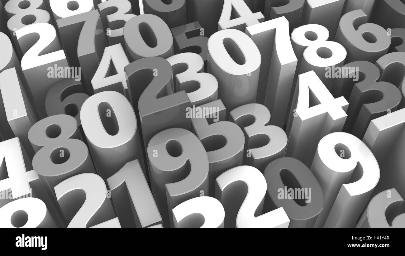 Random numbers hi-res stock photography and images - Alamy