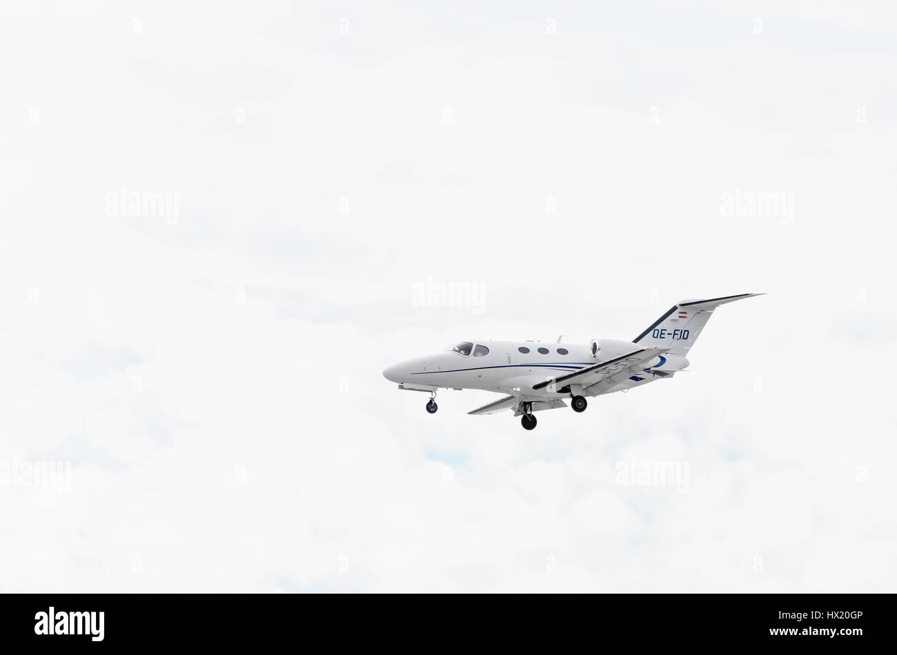 Business jet Cessna 510 Citation Mustang, of Globe Air charter airline ...