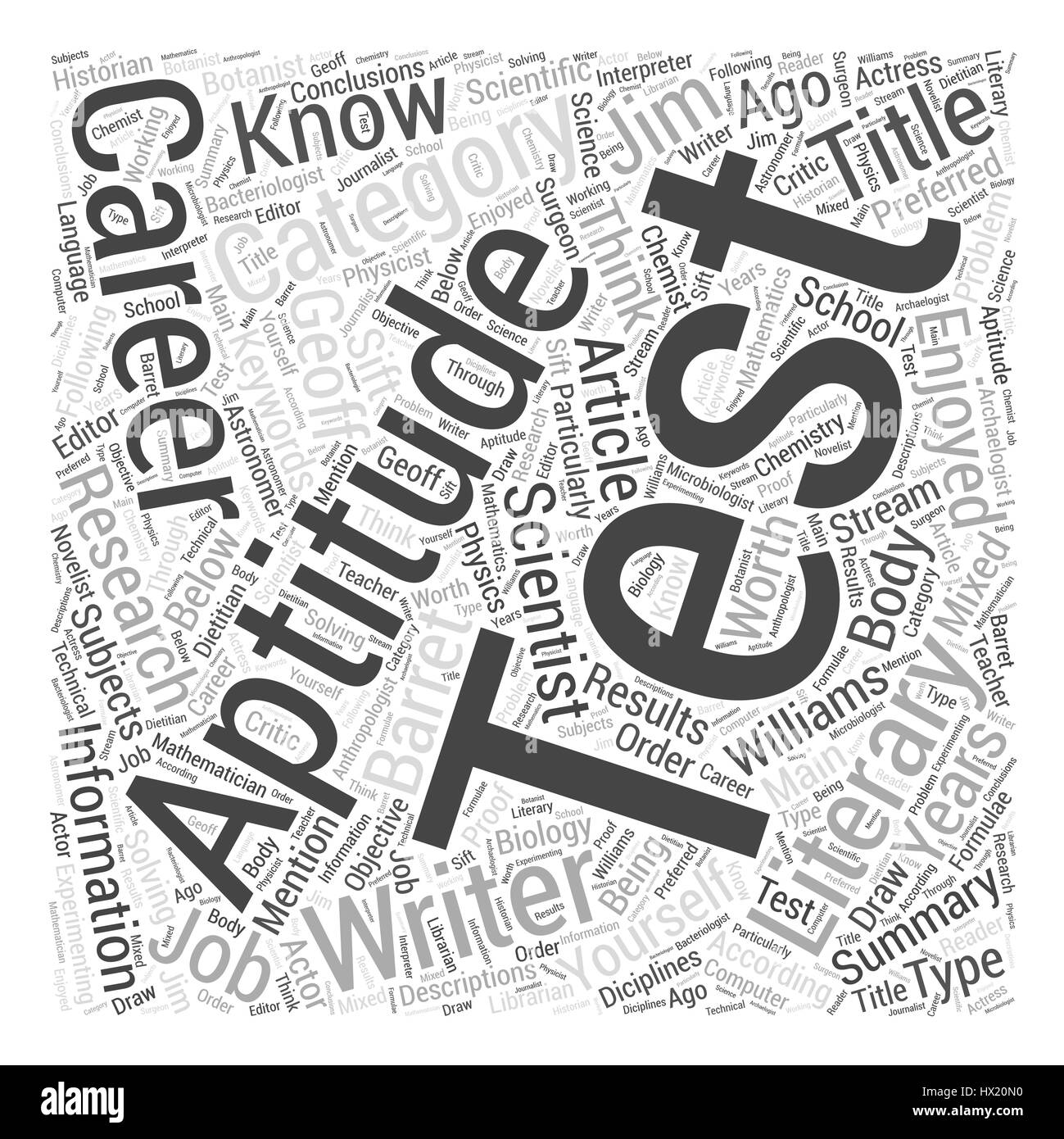 Aptitude Test High Resolution Stock Photography and Images - Alamy
