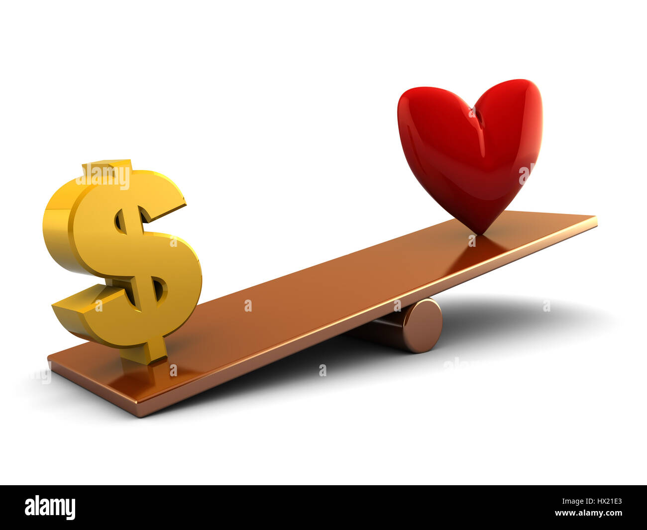 Dollar Sign Heart High Resolution Stock Photography and Images - Alamy