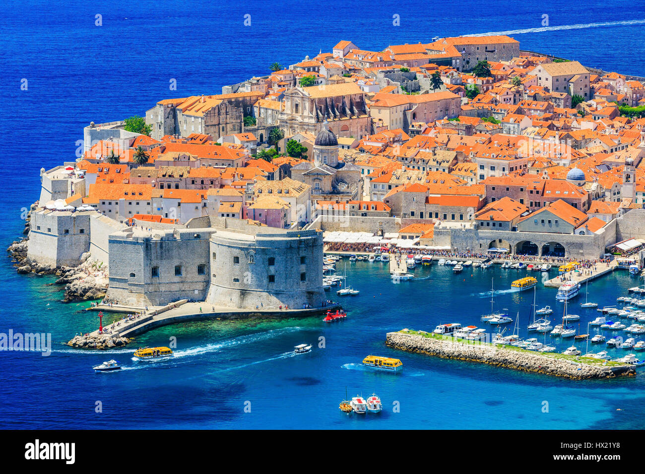 Dubrovnik top view hi-res stock photography and images - Alamy