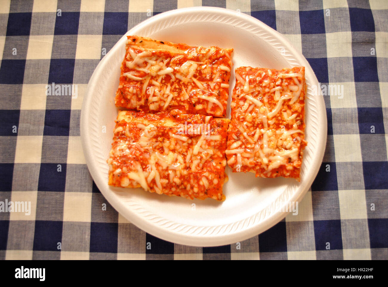 Cooked Frozen Pizza Stock Photo - Alamy