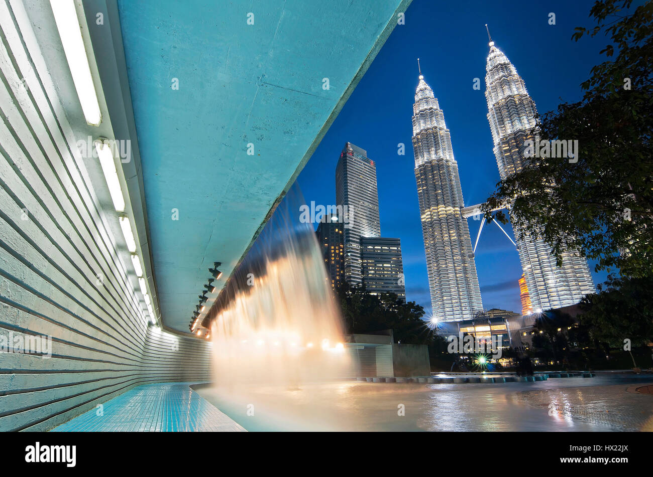 Beautiful KLCC Water Park Stock Photo - Alamy