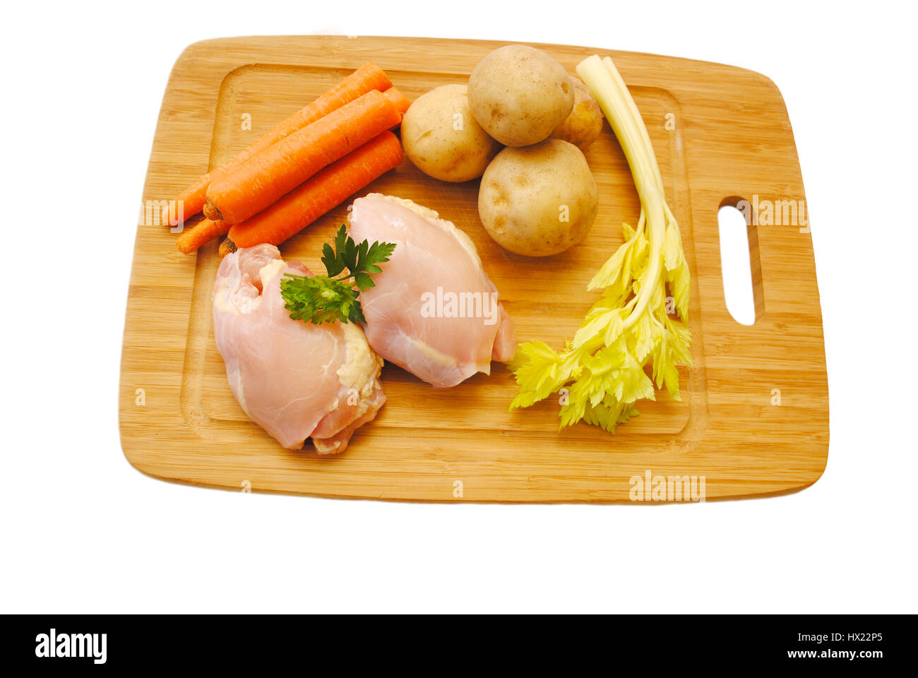 Raw chicken thighs ingredients hi-res stock photography and images - Alamy