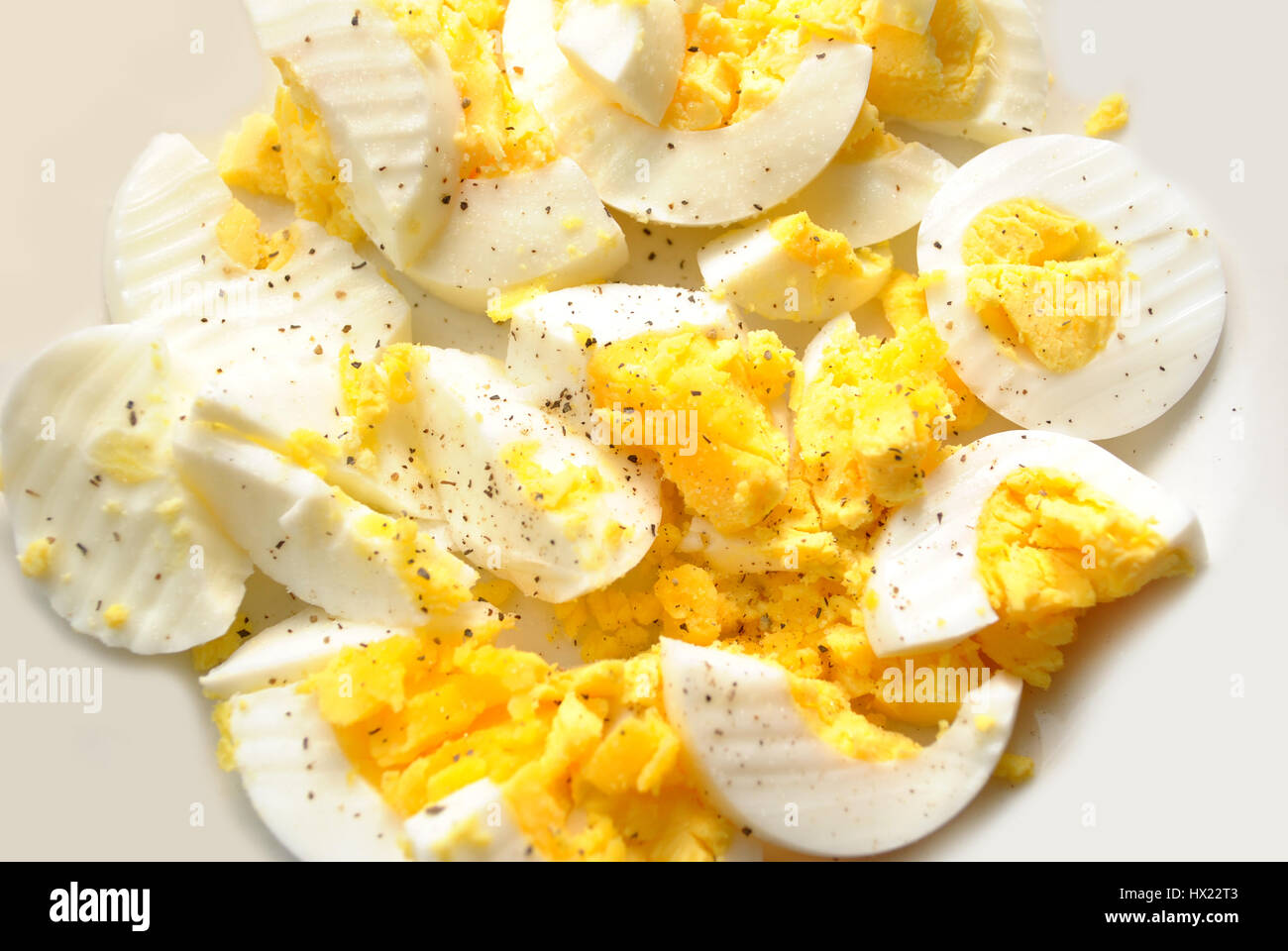 Mashed up boiled eggs hi-res stock photography and images - Alamy