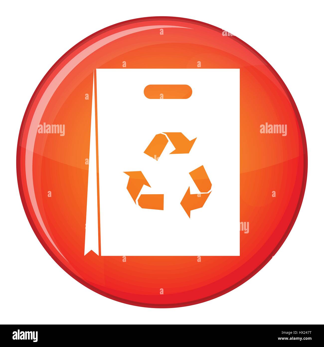 Package recycling icon, flat style Stock Vector Image & Art - Alamy
