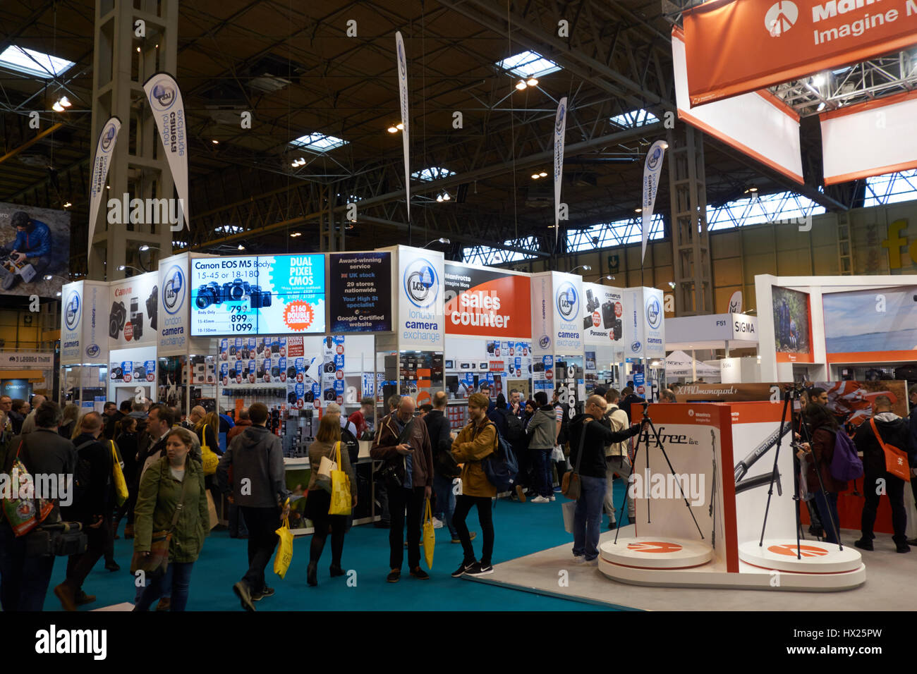 Inside The Photography Show at the NEC Birmingham UK Stock Photo - Alamy