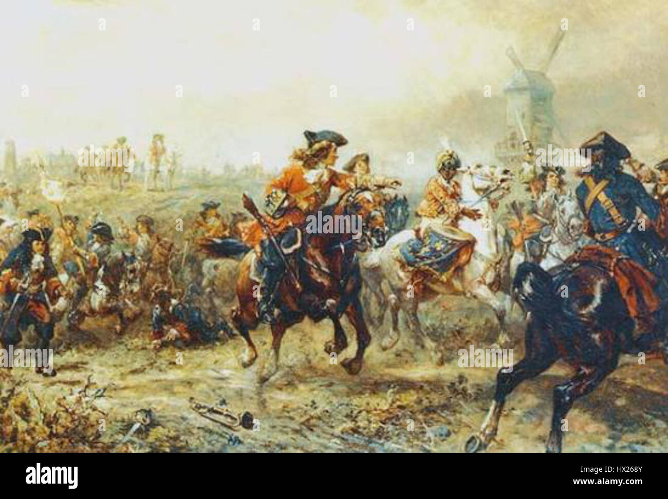 King's Horse at Ramillies 1706 Stock Photo - Alamy