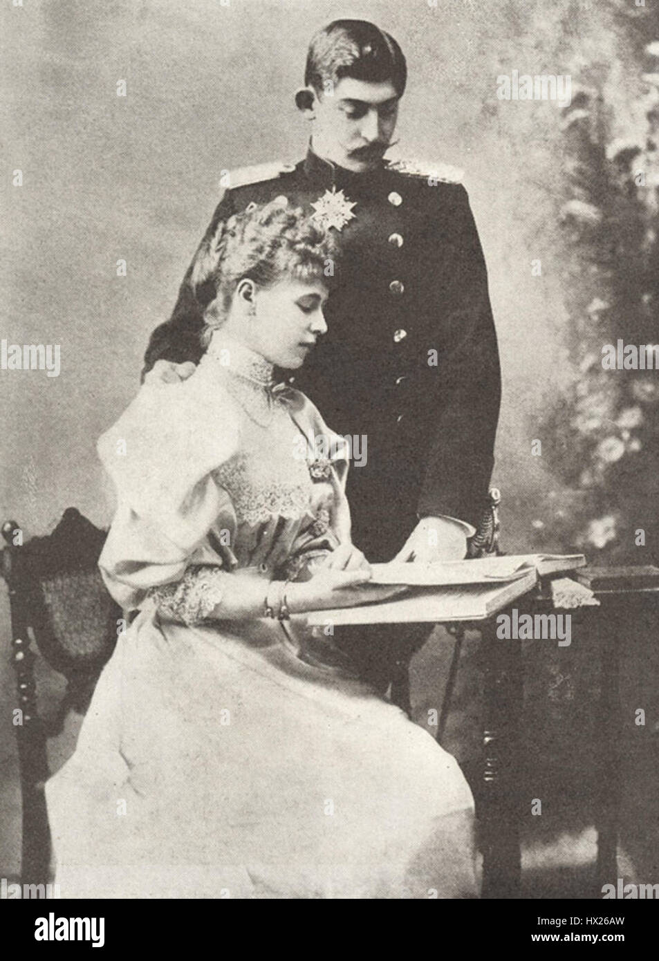 King Carol and Queen Elizabeth Stock Photo - Alamy