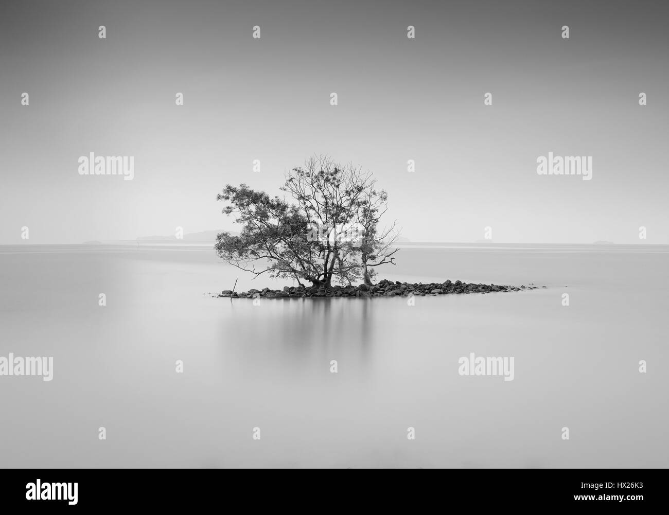 Alone lone lonely solitude Black and White Stock Photos & Images - Alamy