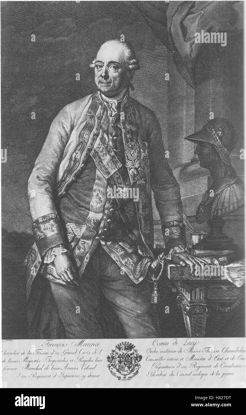 Graf Moritz von Lacy 002 Stock Photo - Alamy
