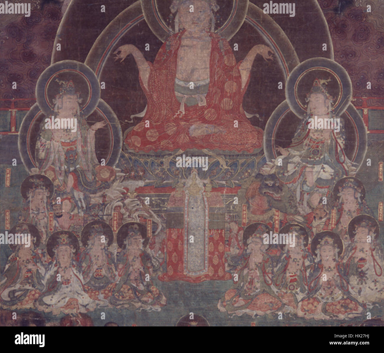 Korea Goryeo Hwaeomgyeong.Byeonsangdo d4 Stock Photo - Alamy