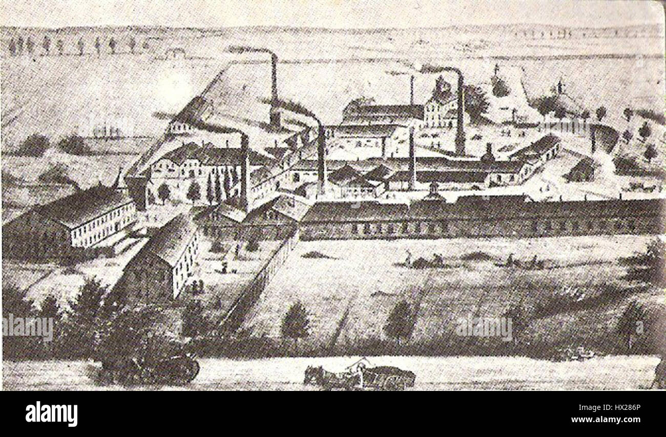 Krupp factory 1852 Stock Photo - Alamy